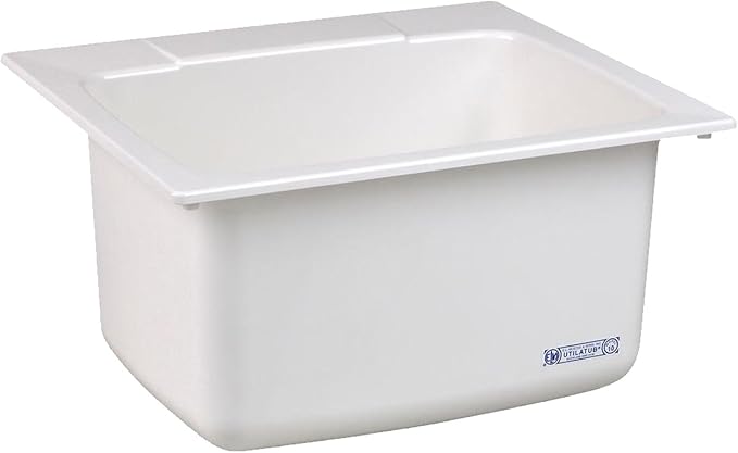 Mustee 10C Utility Sink, 22-Inch x 25-Inch, White - Amazon.com