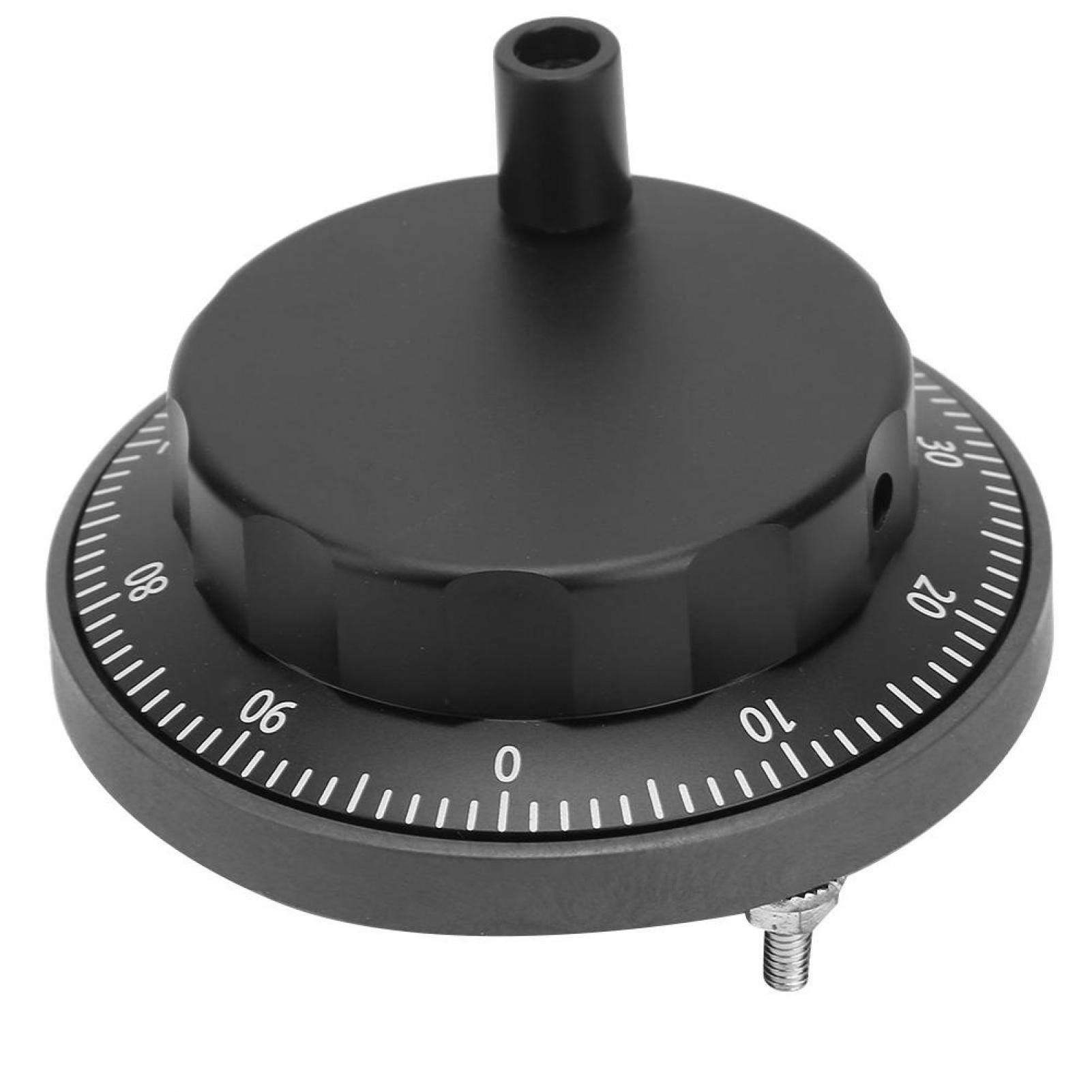 Buy 5V 80mm 6Pin CNC Pulser Black Handwheel 100PPR Manual Pulse ...