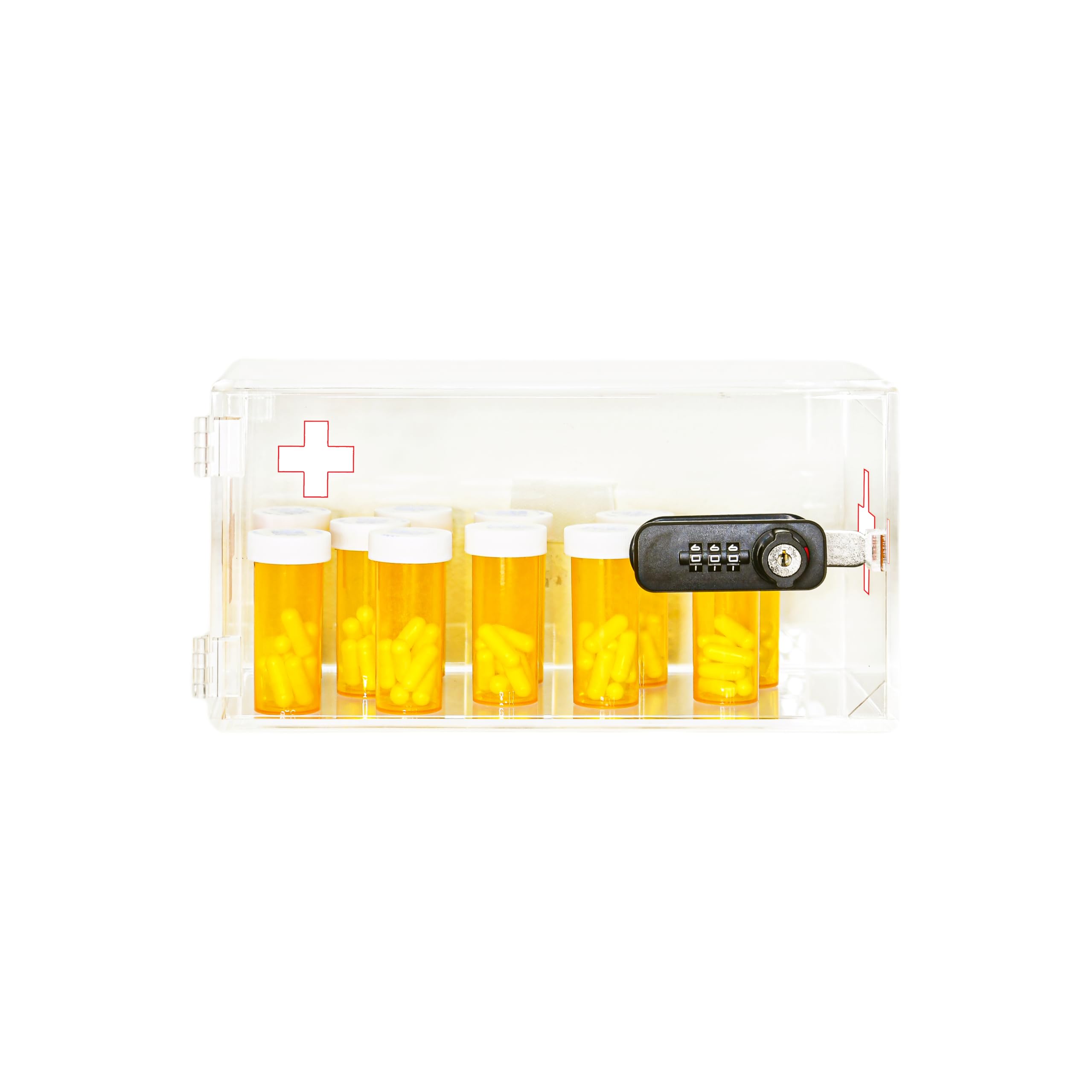 Amazon.com: OVERDOSE KITS Medication Lock Box Narcotics Cabinet with ...