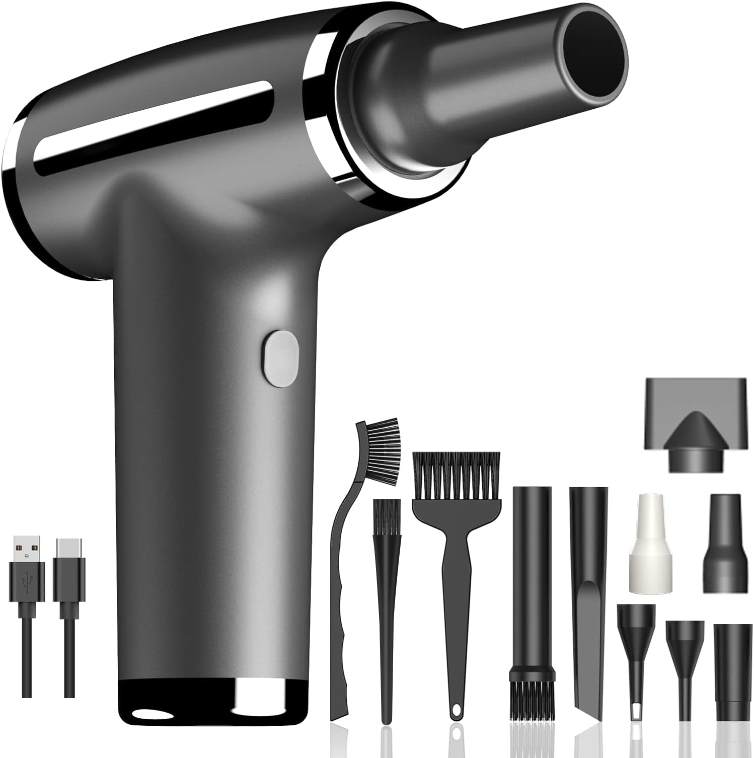 Amazon.com: Compressed Air Duster,Brushless Motor 120000RPM 4 Gear ...