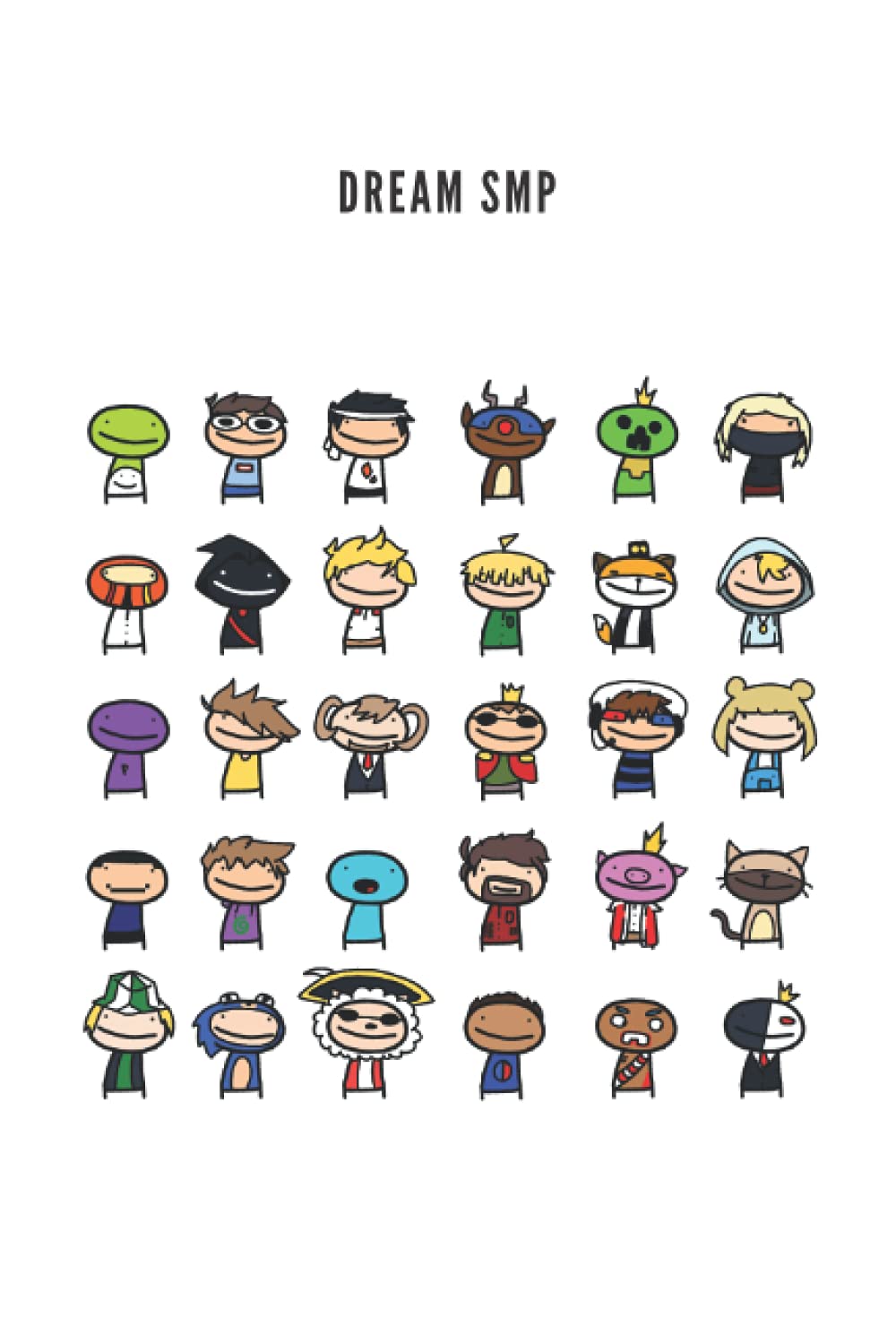 Dream Smp Dream Smp Notebook Dream Team Dream Team Smp | Desertcart GB