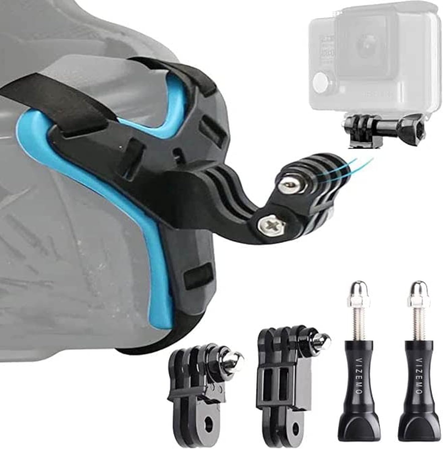 Amazon.com : Helmet Chin Mount for Mobile Phone and GoPro, Motorcycle ...