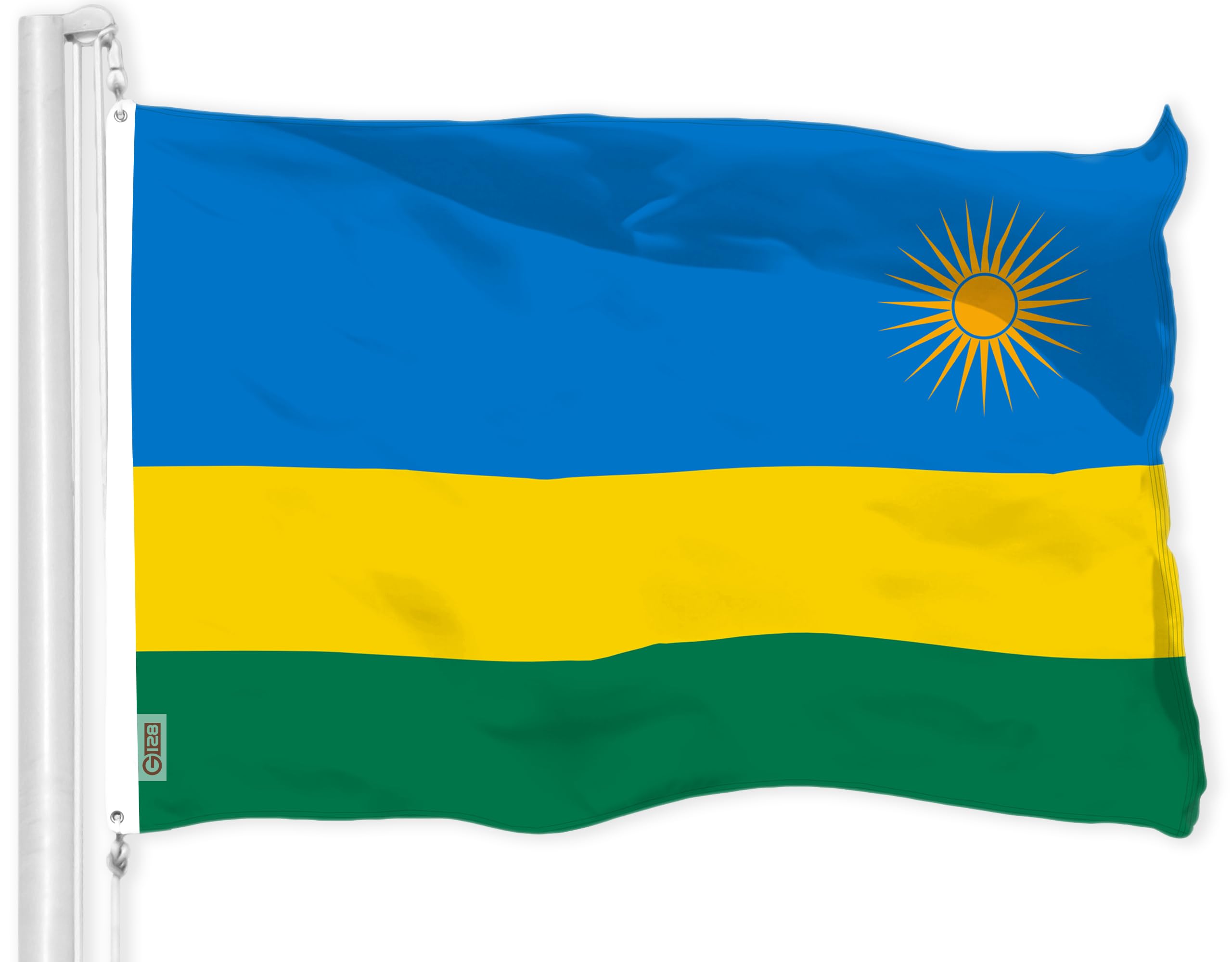 Rwanda Flag Colors AZ FLAG Rwanda Flag 3x5 Ft Light Polyester