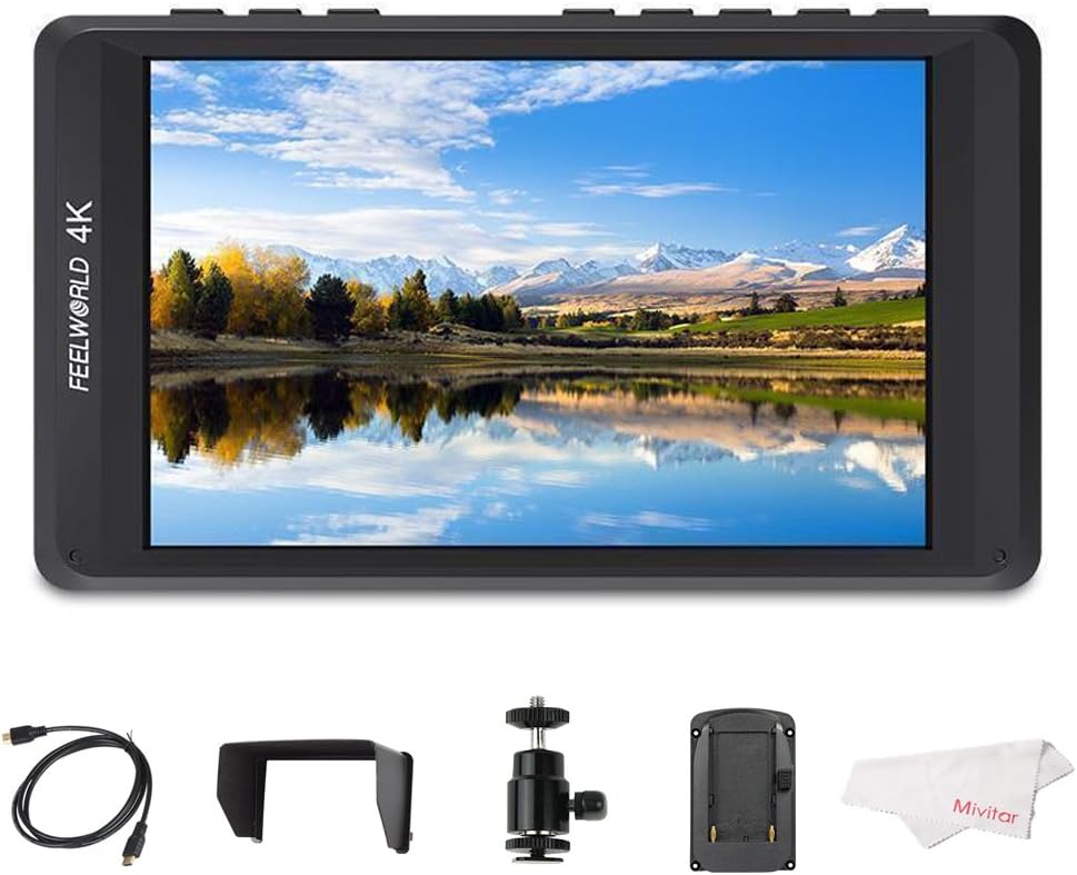 Amazon.com : FEELWORLD FW450 4.5inch On Camera Monitor IPS HD Field ...