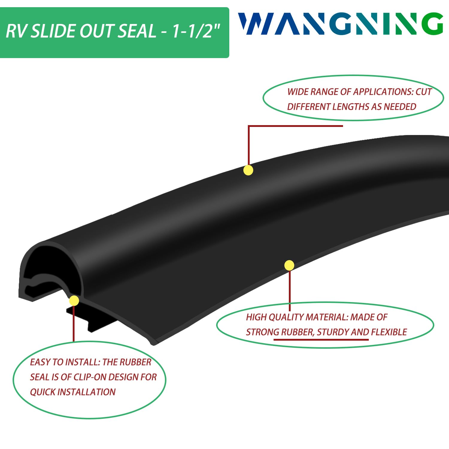 Snapklik.com : Slide Out Seal RV Slide Out Wiper Seal Replacement Kit ...