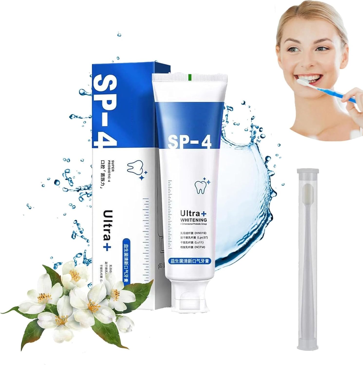 Amazon.com: Sp-4 Probiotics Whitening Toothpaste, SP-4 Brightening ...