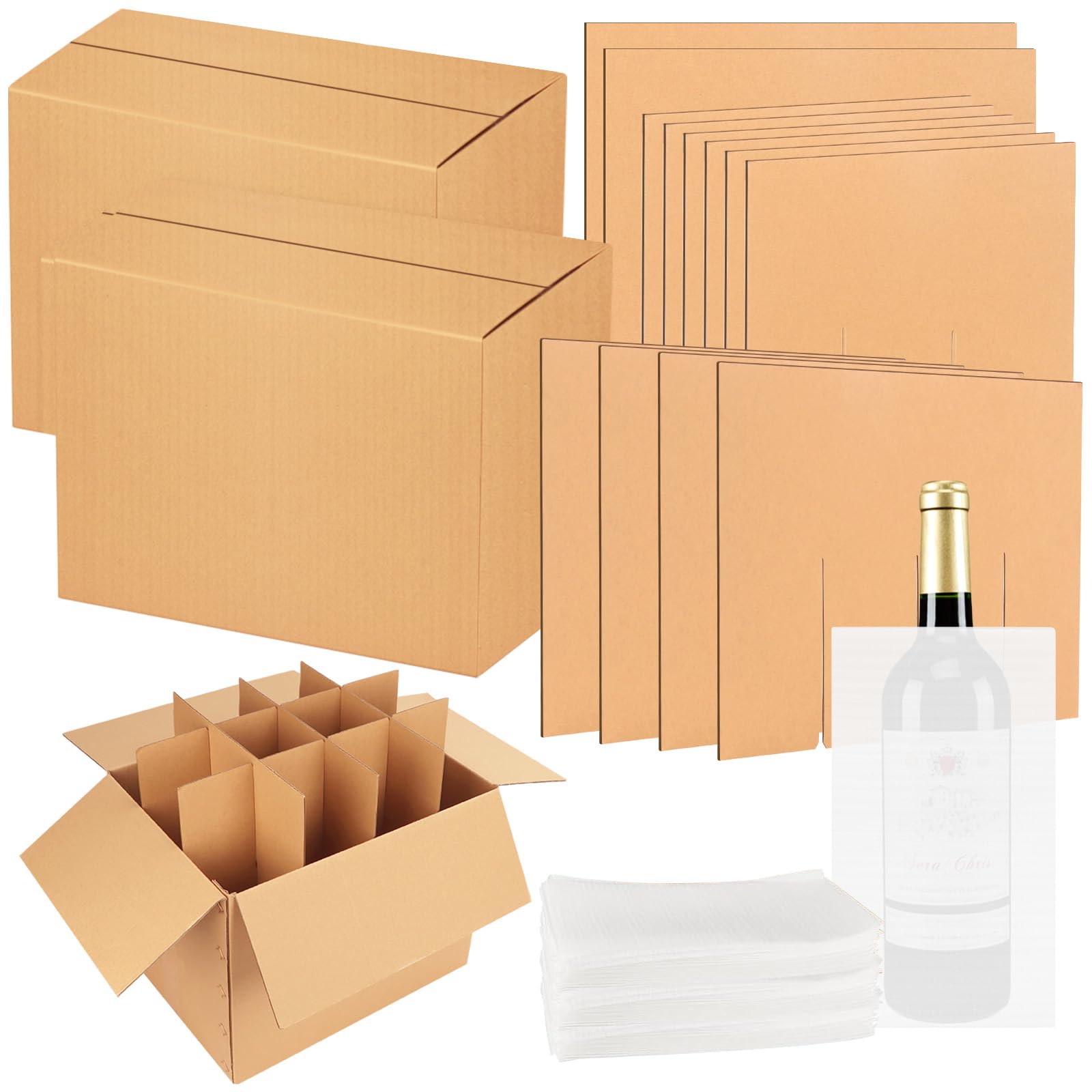 Amazon.com: 2 Sets Glass Divider Kits for Moving Packing Supplies, Dish ...