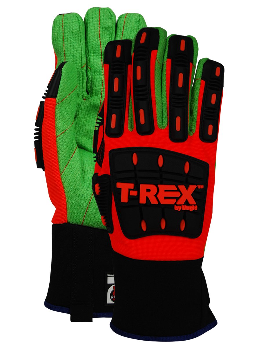 Magid Sécurité Trx505wxl T-Rex thermique Impact Gants avec paume en ...