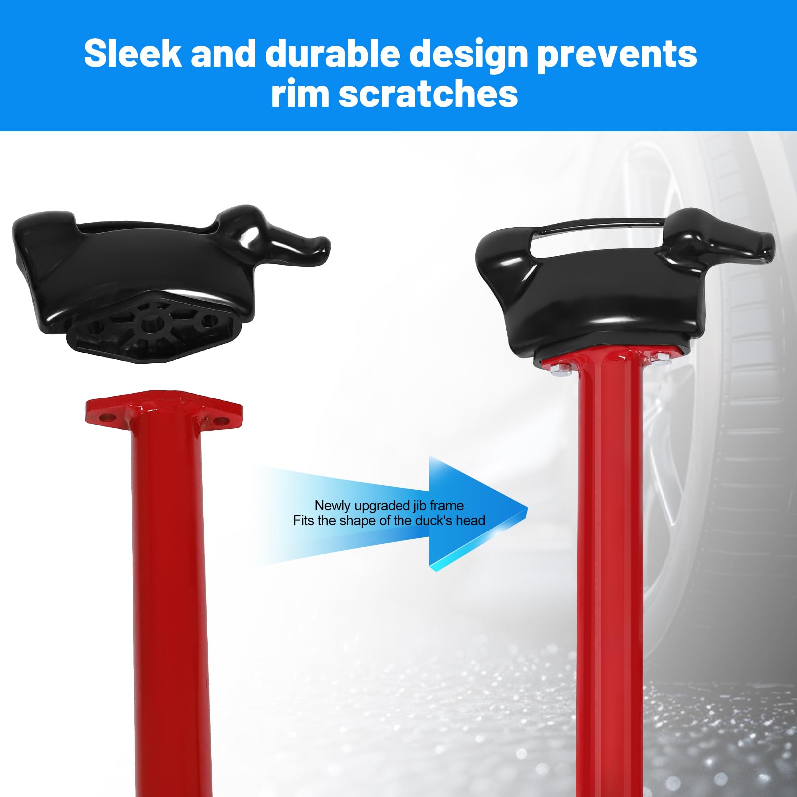 Snapklik.com : EASYBERG Manual Tire Changer Duck Head Adapter Kit