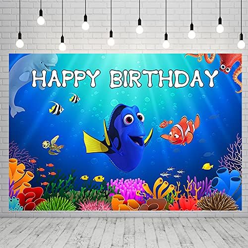 Amazon.com : Finding Nemo Backdrop for Party Supplies 5x3ft Finding ...