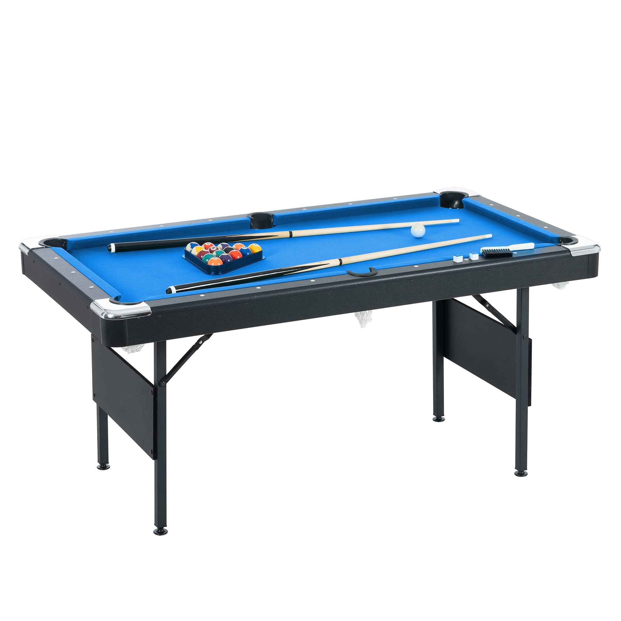 Amazon.com : Ditkoko Billiard Table, 65.75" Folding Pool Table with ...
