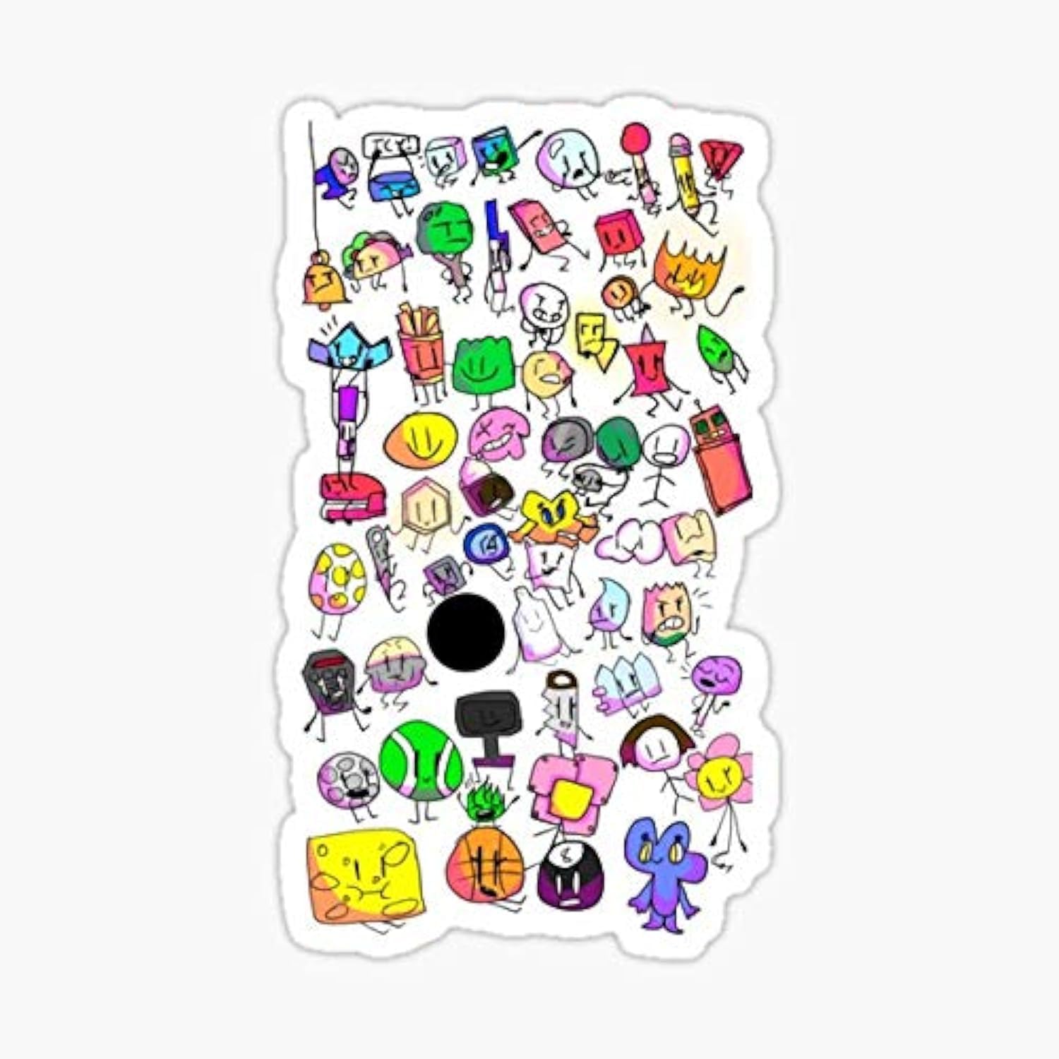 Amazon.com - BFB Characters Sticker - Graphic for Auto, Wall, Laptop ...