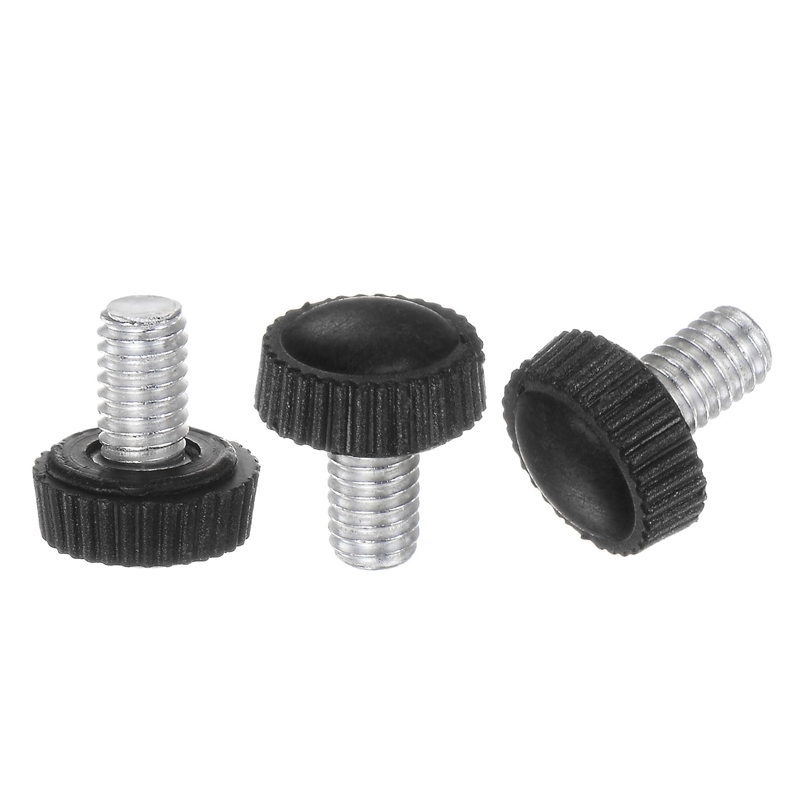 Amazon.com: uxcell 20pcs M6 x 9mm Metric Male Thread Knurled Knobs ...
