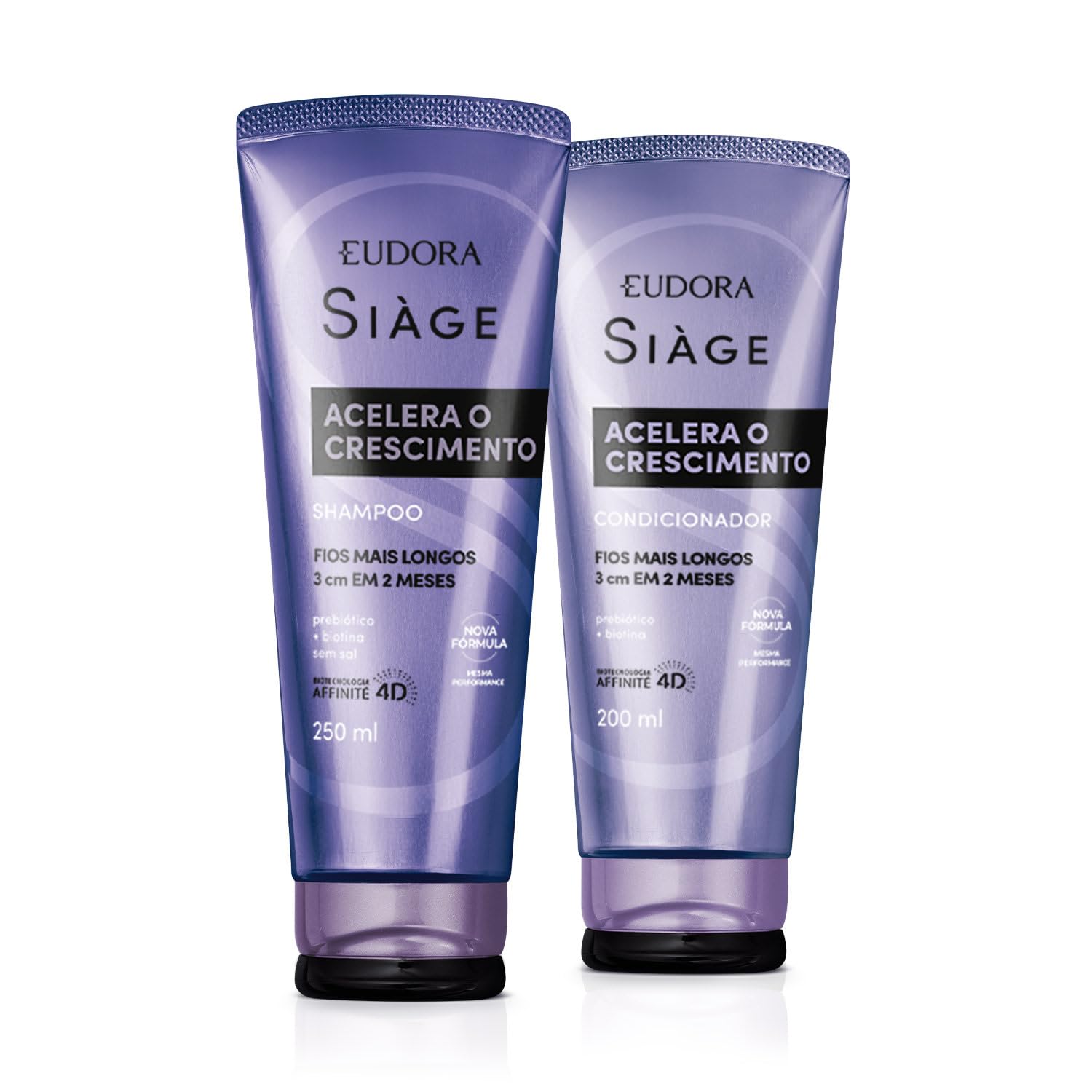 Eudora Kit Siàge Acelera o Crescimento: Shampoo 250ml + Condicionador ...