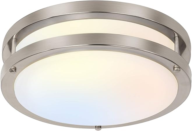 13 inch Flush Mount LED Ceiling Light Fixture, 3000K/4000K/5000K ...