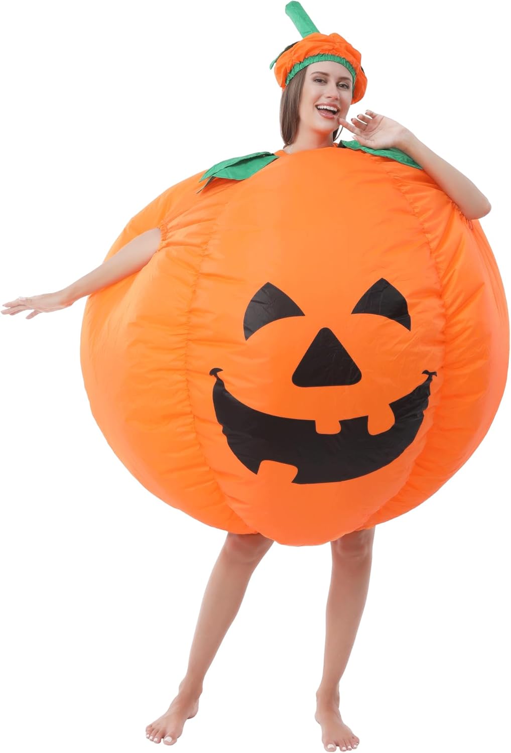 Amazon.com: NBSAIRMO Inflatable Pumpkin Costume for Adult, Blow up ...