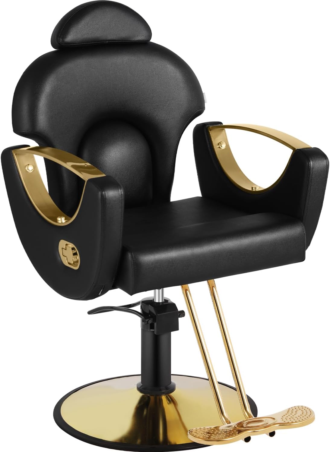 Amazon.com: Hicomony Pink Salon Barber Chair for Hair Stylist Reclining ...