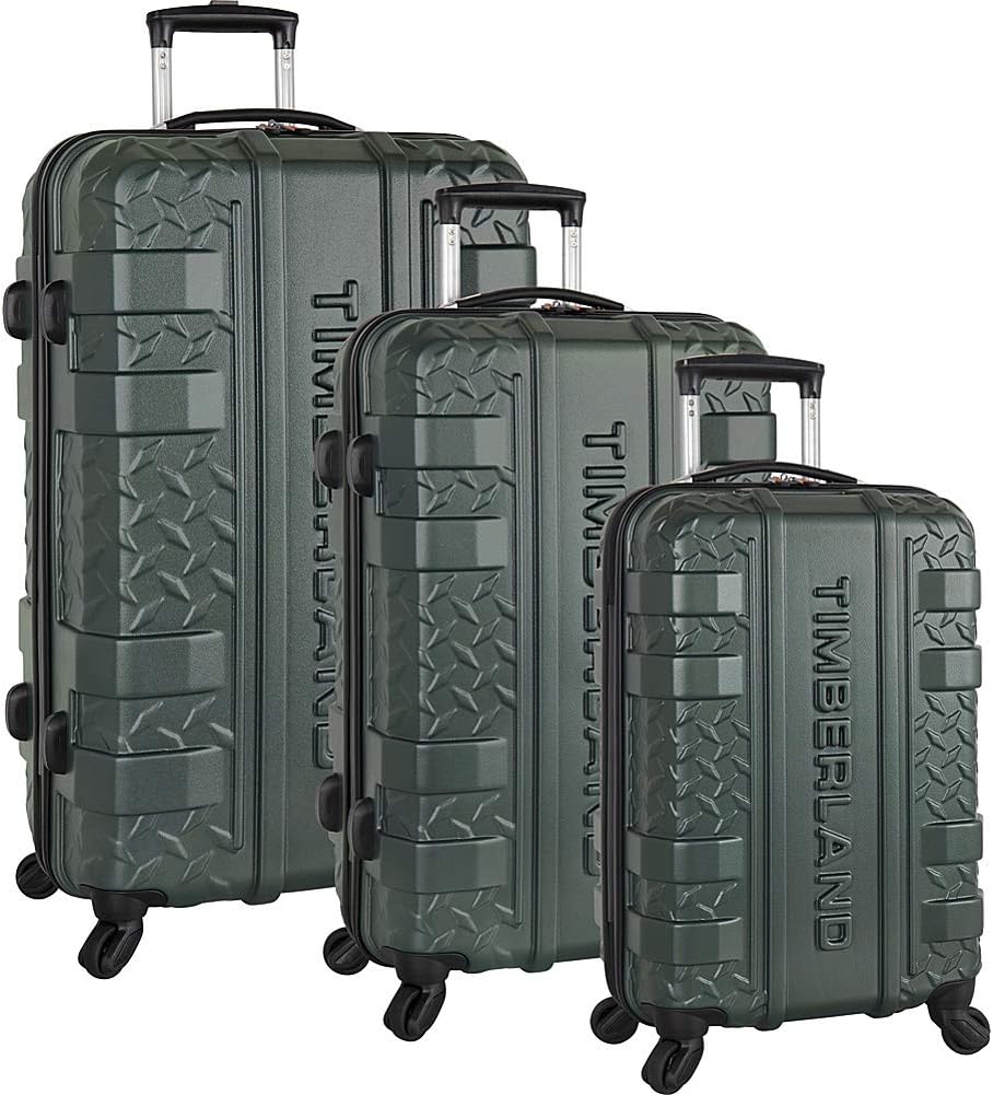Amazon.com | Timberland 3 Piece Hardside Spinner Luggage Set Luggage ...