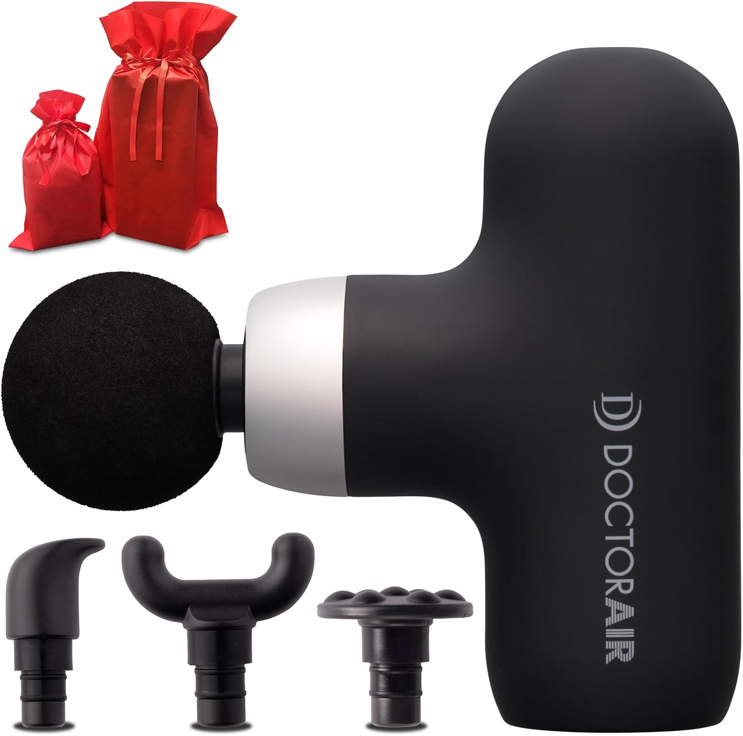 Amazon | ドクターエア 公式ストア エクサガンケア ブラック ギフトラッピング付 ハンディーガン コンパクト 母の日 父の日 誕生日 プレゼント ギフト REG-09 | ドクターエア ...