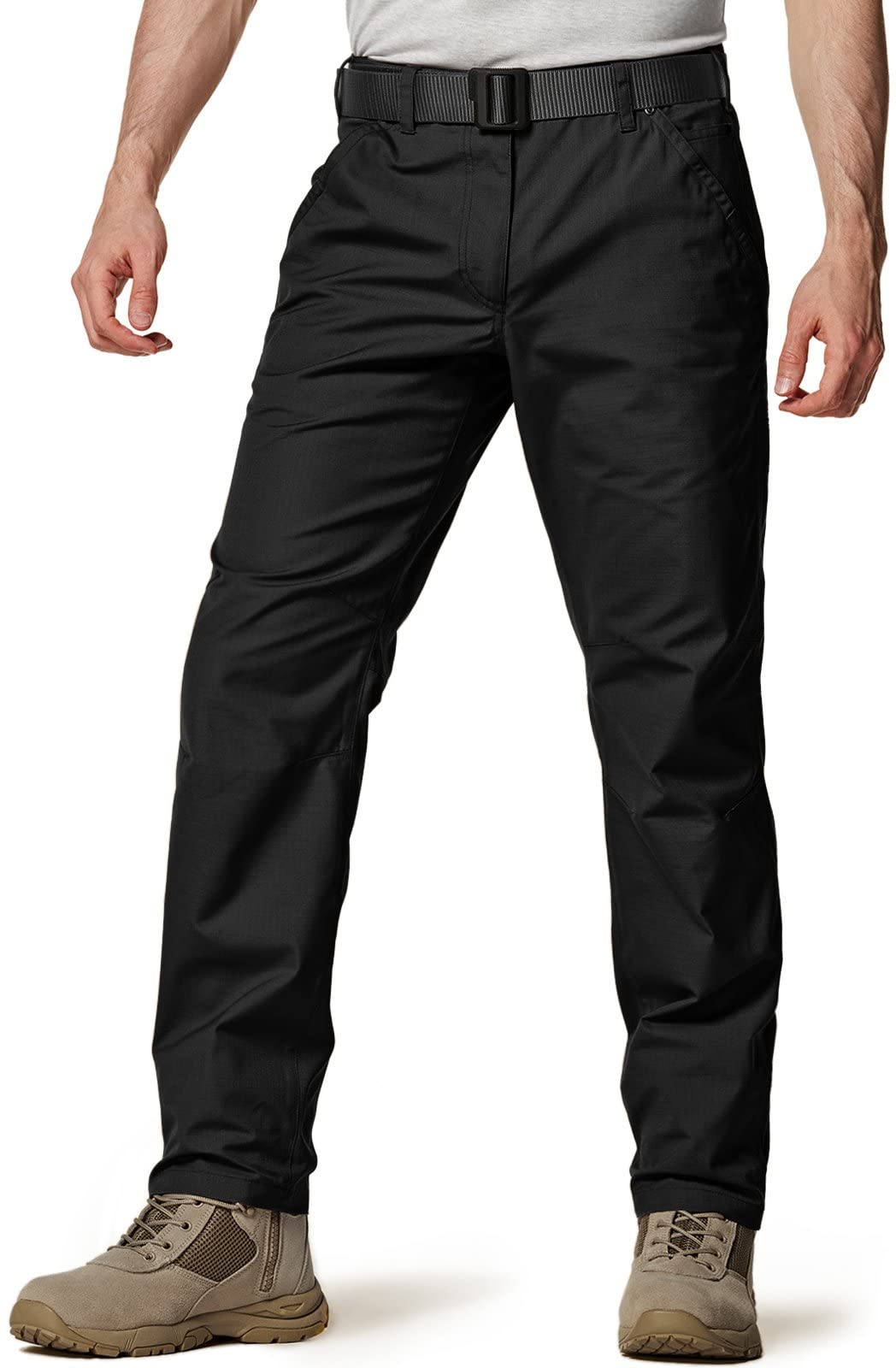 Snapklik.com : Mens Ripstop Work Pants, Water Resistant Tactical Pants ...