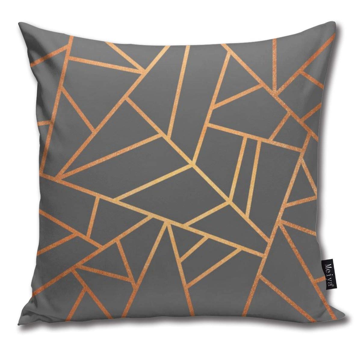 1 x Brand New tyui7 Pillowcase Copper And Grey Decor Pillowcases Throw ...