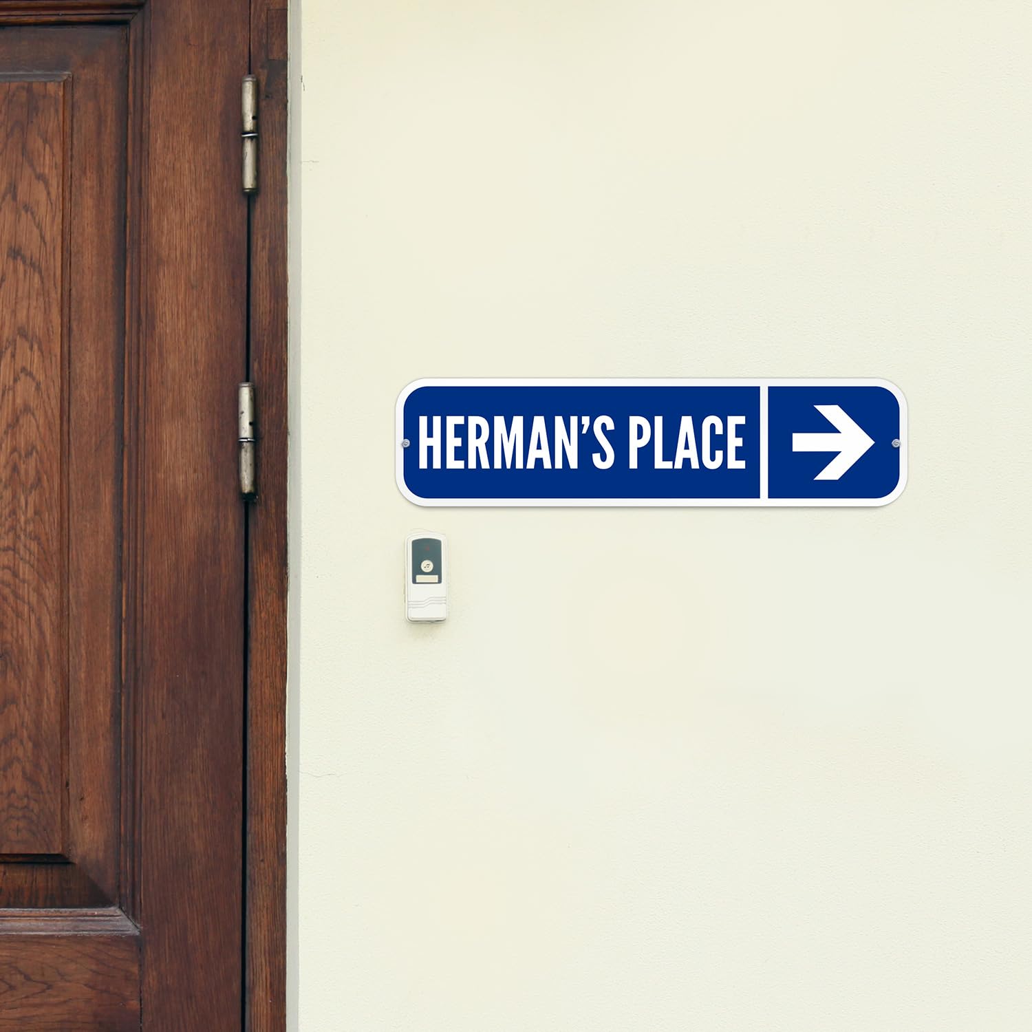 Snapklik.com : SmartSign Customize Your Own Blue Street Sign
