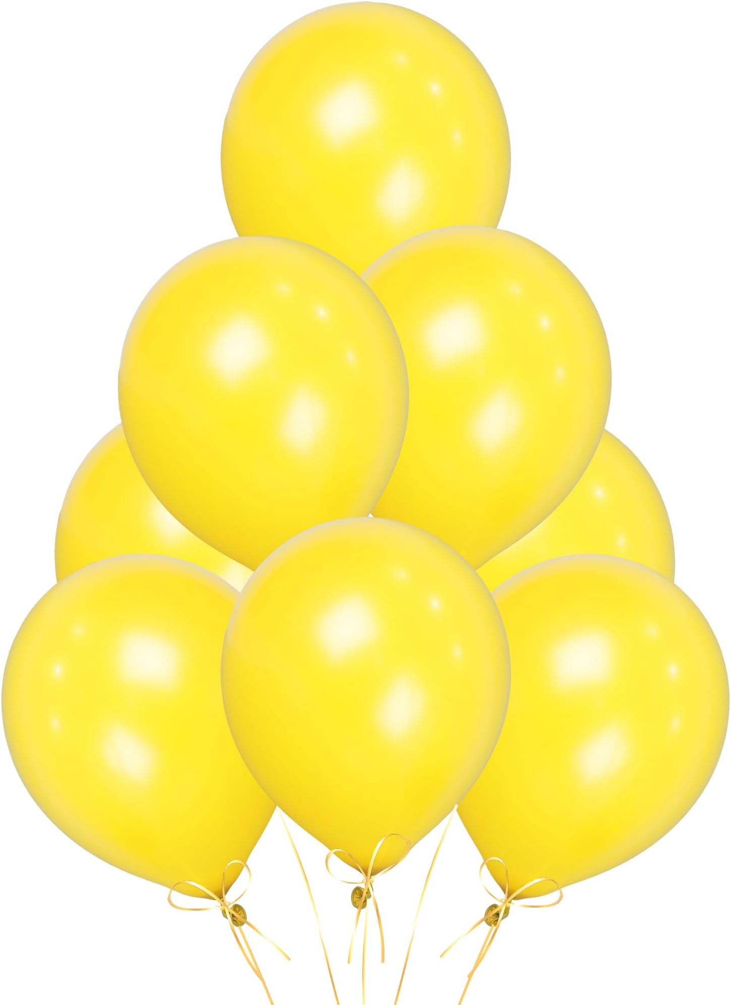 ZYOOO 100pcs 12inch Yellow Helium Balloons : Amazon.co.uk: Toys & Games