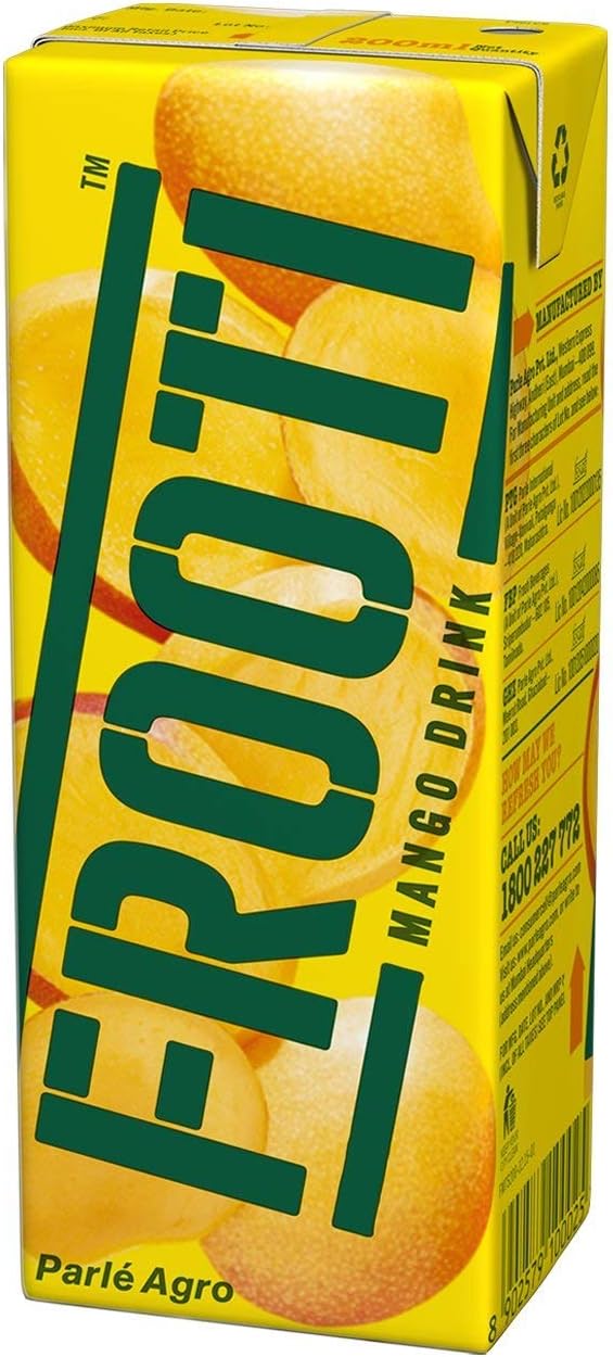 Parle Agro Frooti Mango Drink, 200 ml : Amazon.co.uk: Grocery