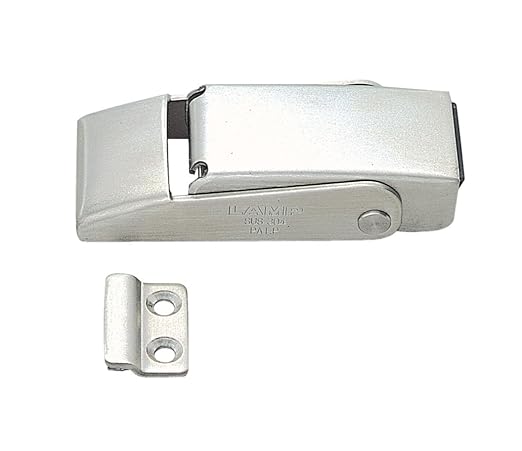 Stainless Steel 304 Spring Loaded Draw Latch, Satin Finish, Non Locking ...