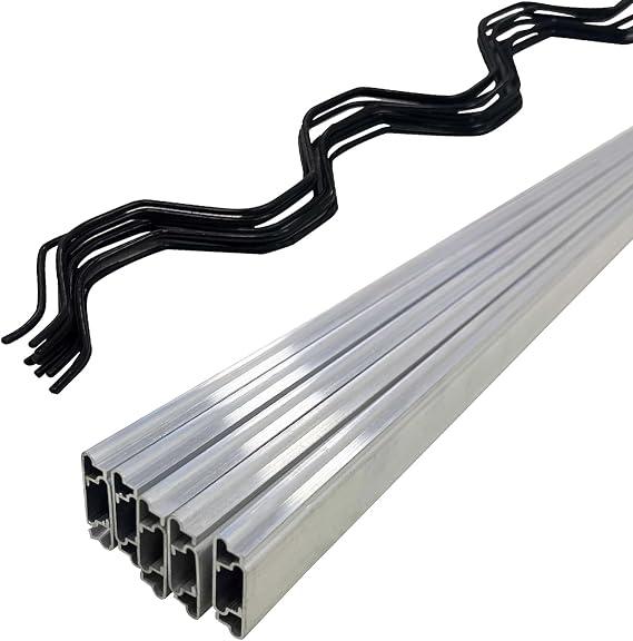 Amazon.com : 6.6 FT Spring Wire and Lock Channel for Greenhouse,20 Set ...
