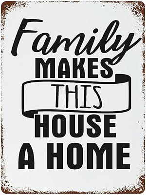 Amazon.com: DHAEY Vintage Metal Tin Sign Witch's Home Rules of The ...