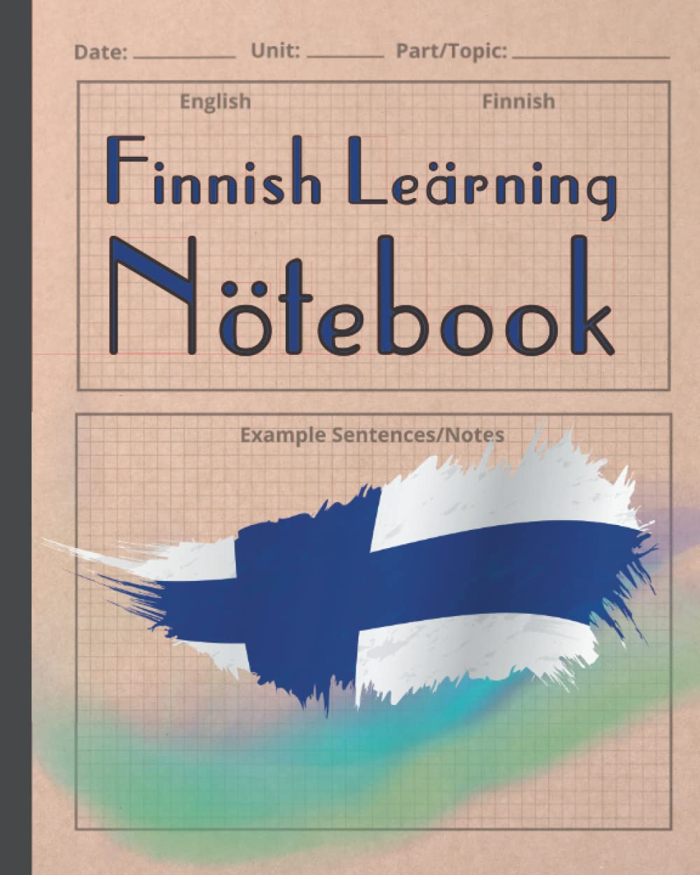 FINNISH LEARNING NOTEBOOK: Vocabulary & Sentence Practice Book | Gifts ...