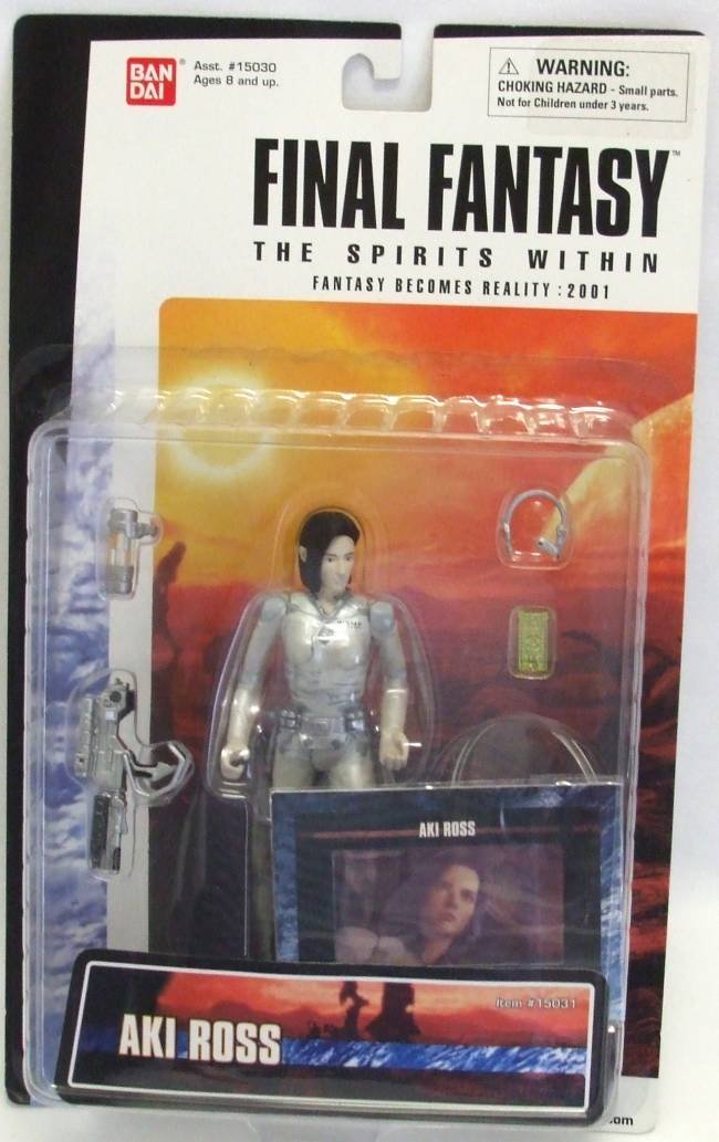 Bandai Aki Ross Action Figure - 2000 Final Fantasy: The Spirits Within ...