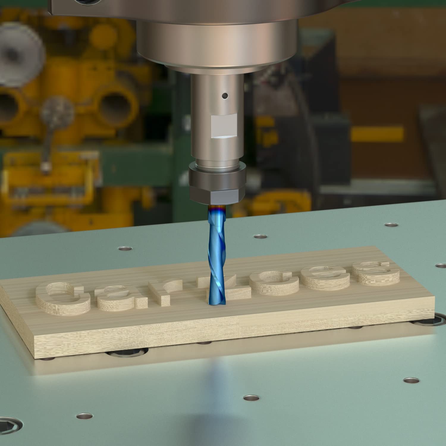 Snapklik.com : Spiral Router Bits,1/4 Inch Cutting Diameter Solid ...