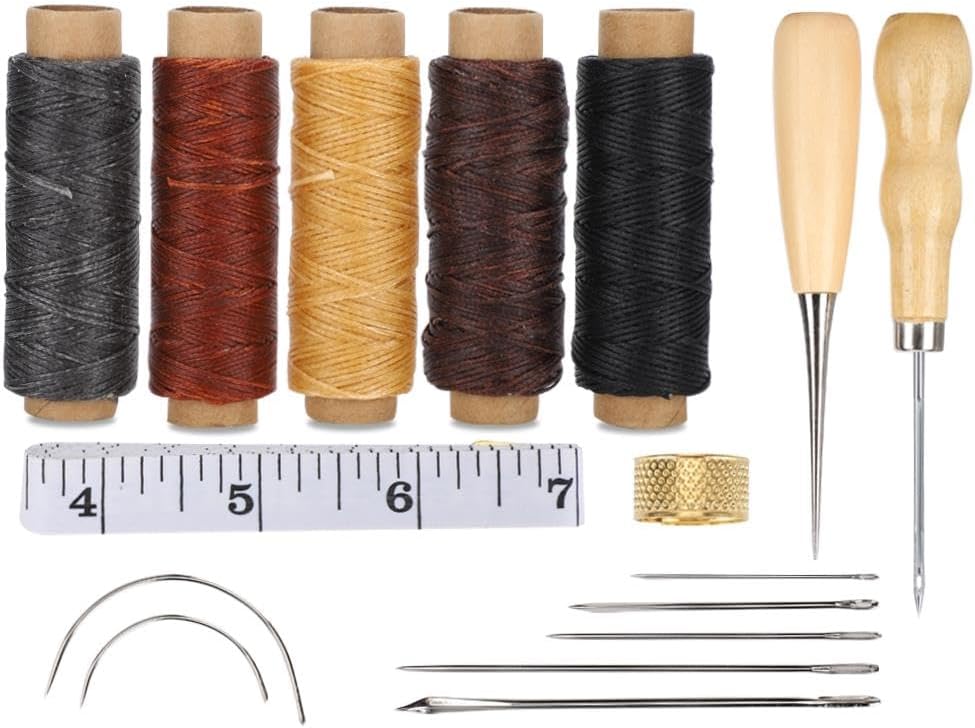Amazon.com: Complete Leatherworking Tool Kit - Professional Stitching ...