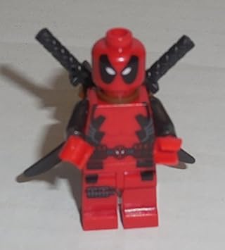 Amazon.com: Lego Marvel Super Heroes Deadpool Minifigure : Toys & Games