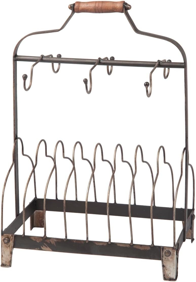 Amazon.com - Foreside FDAD03980 Antique Plate Rack