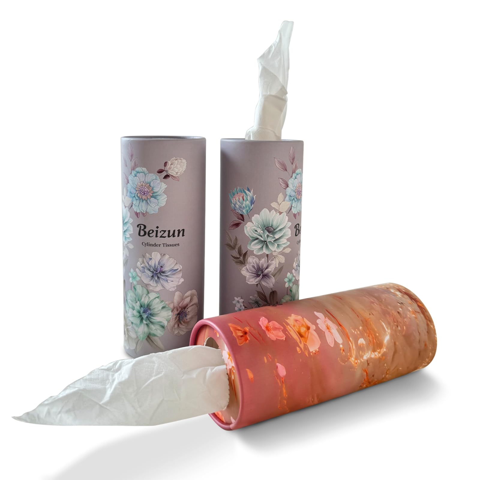 Amazon.com: Car Tissues Holder with Facial Tissues - 4 PK - Travel ...