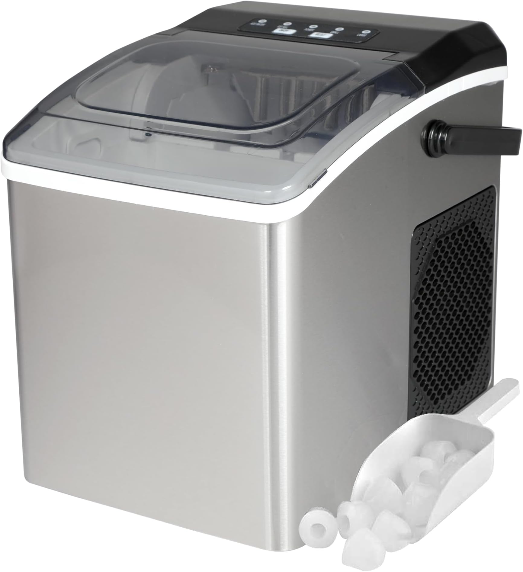Devanti Ice Maker Machine, 1.3L 12KG Stainless Steel Portable ...