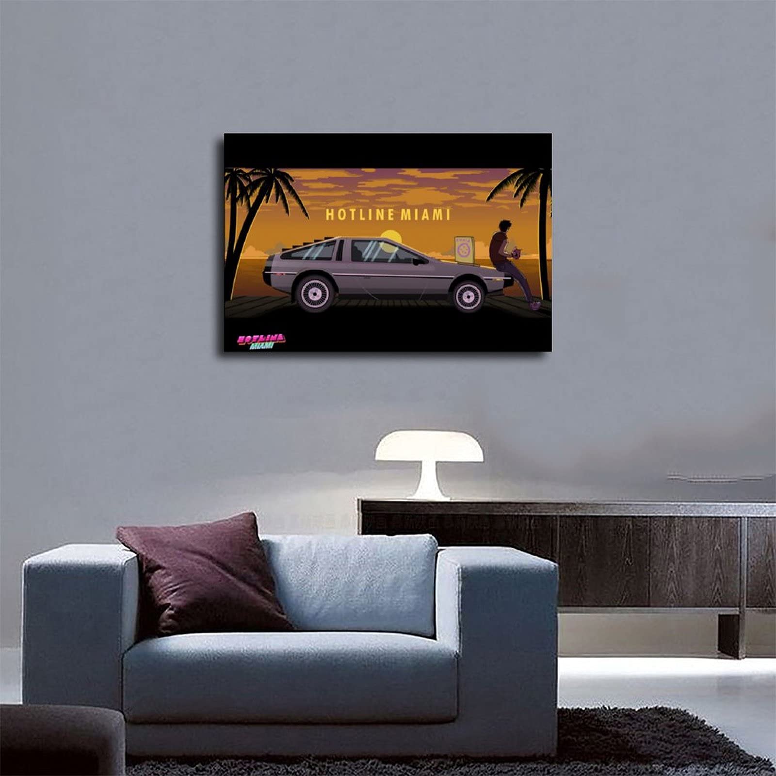 Hotline Miami Background Sunset