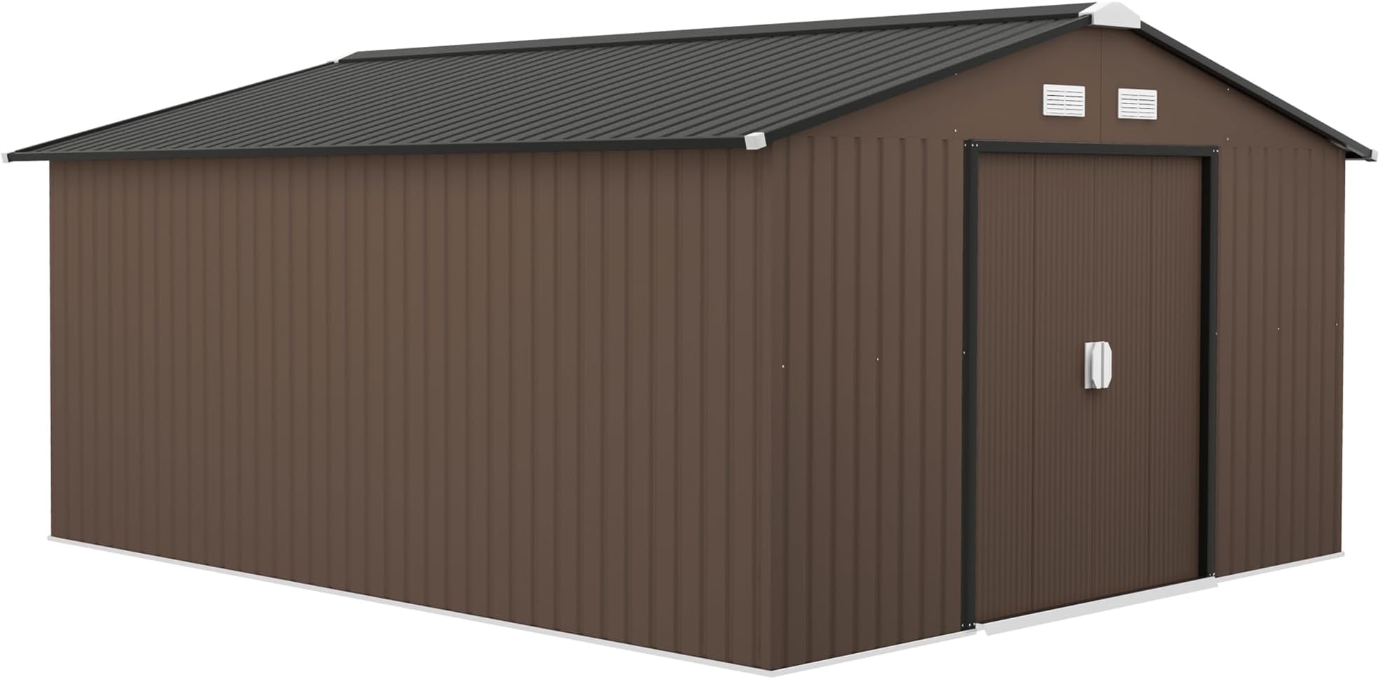 Amazon.com : GUNJI 10 x 10 FT Shed Outdoor Storage Shed Metal Garden ...