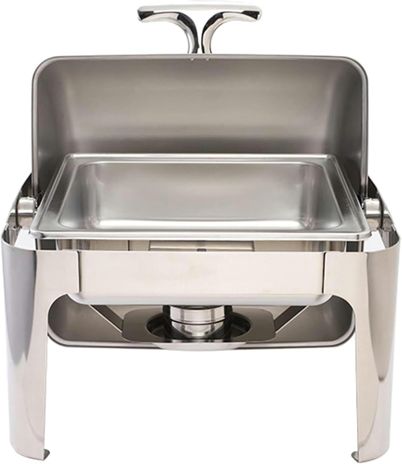 Dining Food Heater - Stainless Steel Hot Pot Buffet Set With Glass ...