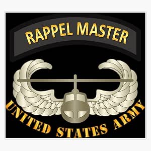 Amazon.com - Army - Rappel Master Tab w Air Assault Badge - US Army ...