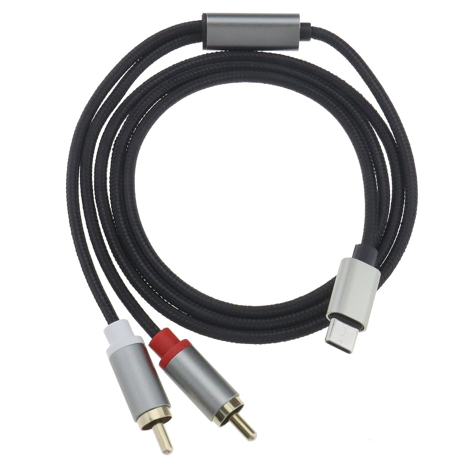 EMSea Type-C to 2 RCA Audio Y Cable USB C to RCA Audio Cable Compatible ...