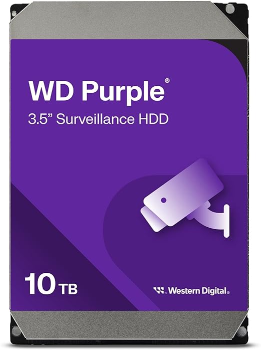 Western Digital WD 10 TB Purple Surveillance HDD - WD102PURZ: Buy ...