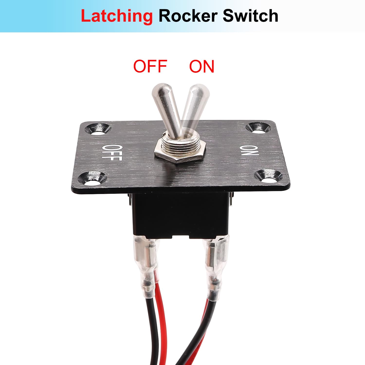 Snapklik.com : TWTADE Latching Rocker Toggle Switches 4 Pin 2 Position ...