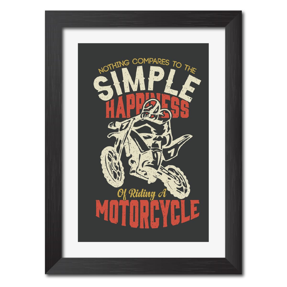 TenorArts Motorcycle Riding Poster Inspirational Bikers Bullet Rider ...