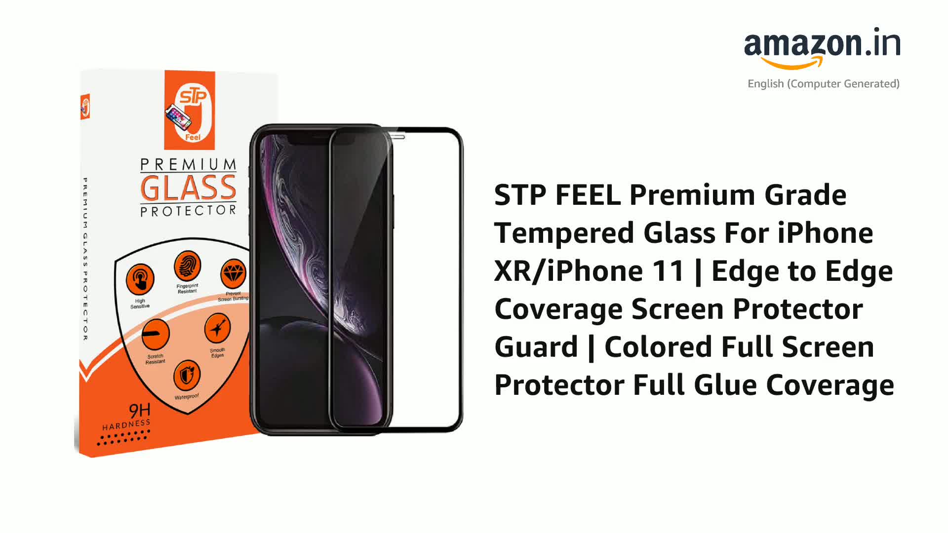 Watch STP FEEL Premium Grade Tempered Glass For iPhone XR/iPhone 11 ...