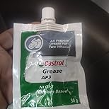 Castrol Grease AP3 NLGI-3 Lithium based All Purpose Grease for Two Wheeler 50G : Amazon.in: Car ...
