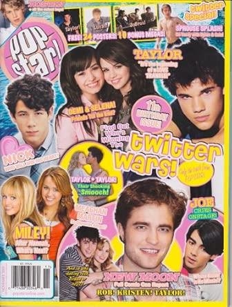Popstar Magazine TWILIGHT Kristen Stewart ROBERT PATTINSON Taylor ...